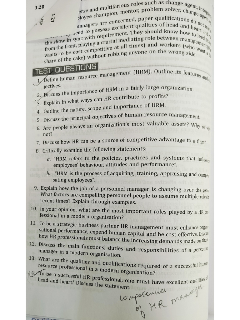 HRM Questions | PDF
