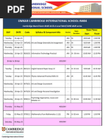 Pupil Prelim Timetable 2025 Final | PDF