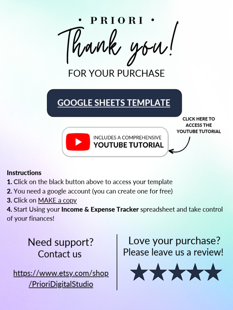 Google Sheets Access Link | PDF