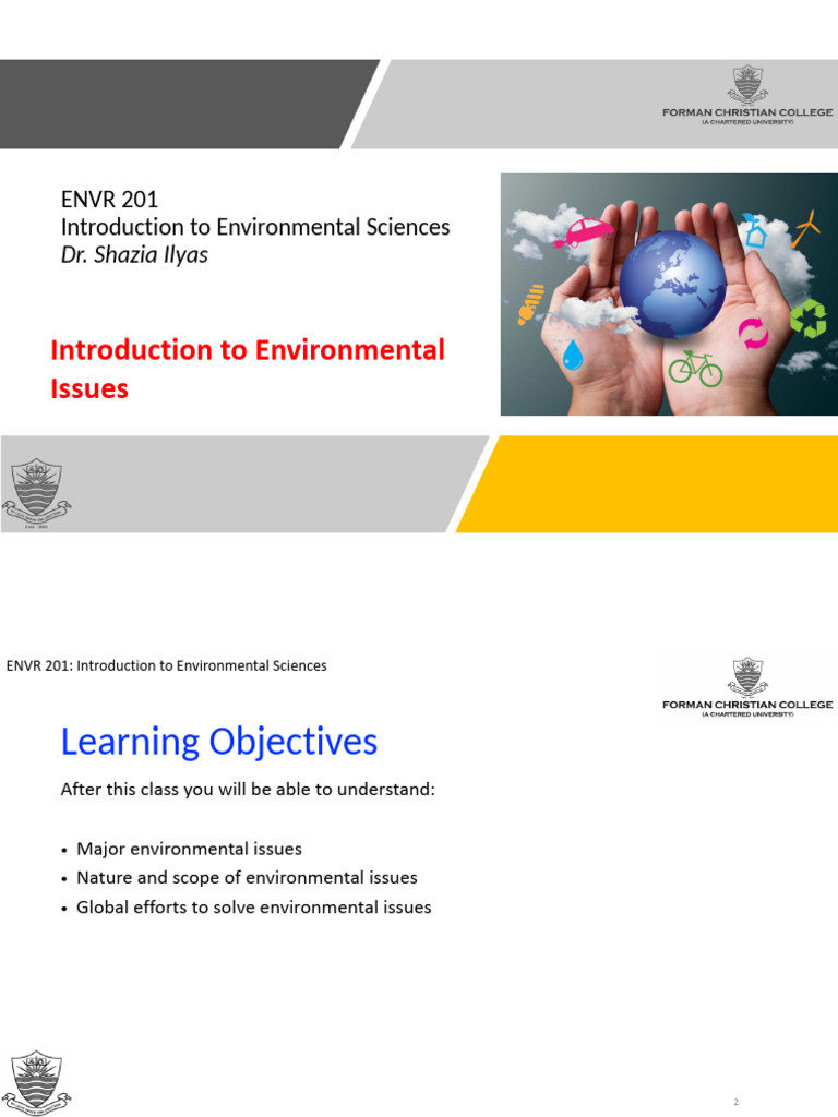 1.3 ENVR201A - Introduction To Env. Issues | PDF | United Nations ...