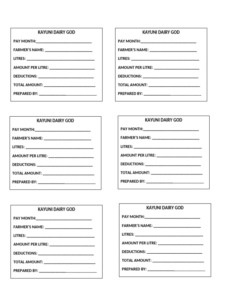 Kayuni Pay Receipt | PDF