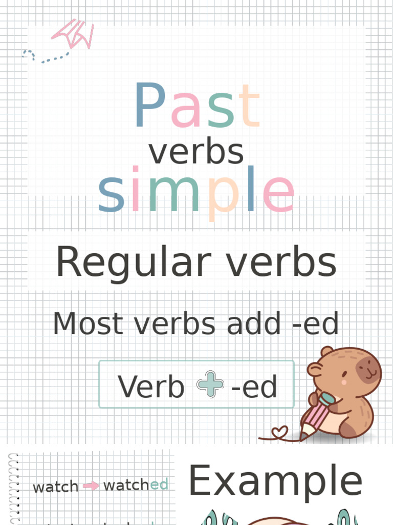 Past Simple Verbs Presentation | PDF