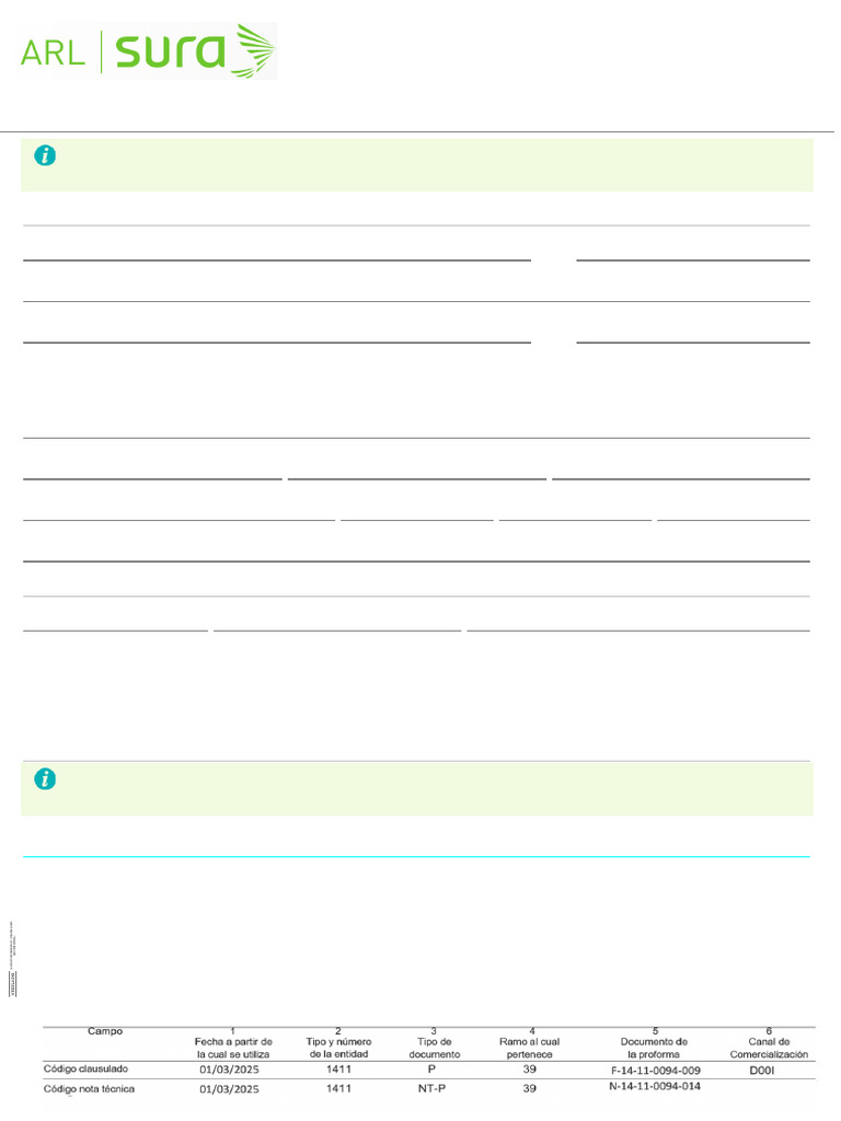 Formulario Afiliacion Arl Sura | PDF | Derecho laboral | Política de privacidad