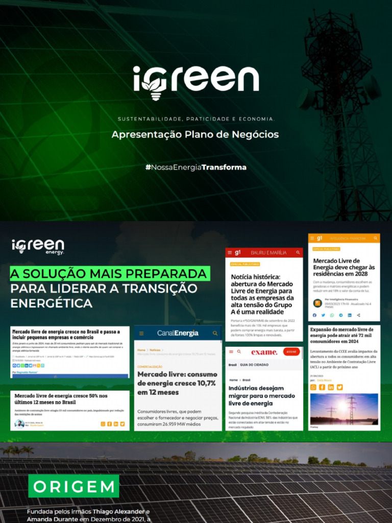 Plano de Negócio IGreen - Maio 2025 - Fechado | PDF