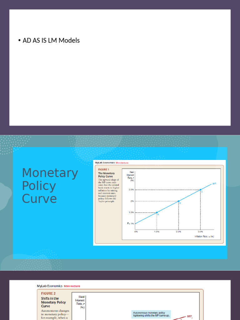AD AS IS LM Models 1 | PDF | Phillips Curve | Inflation