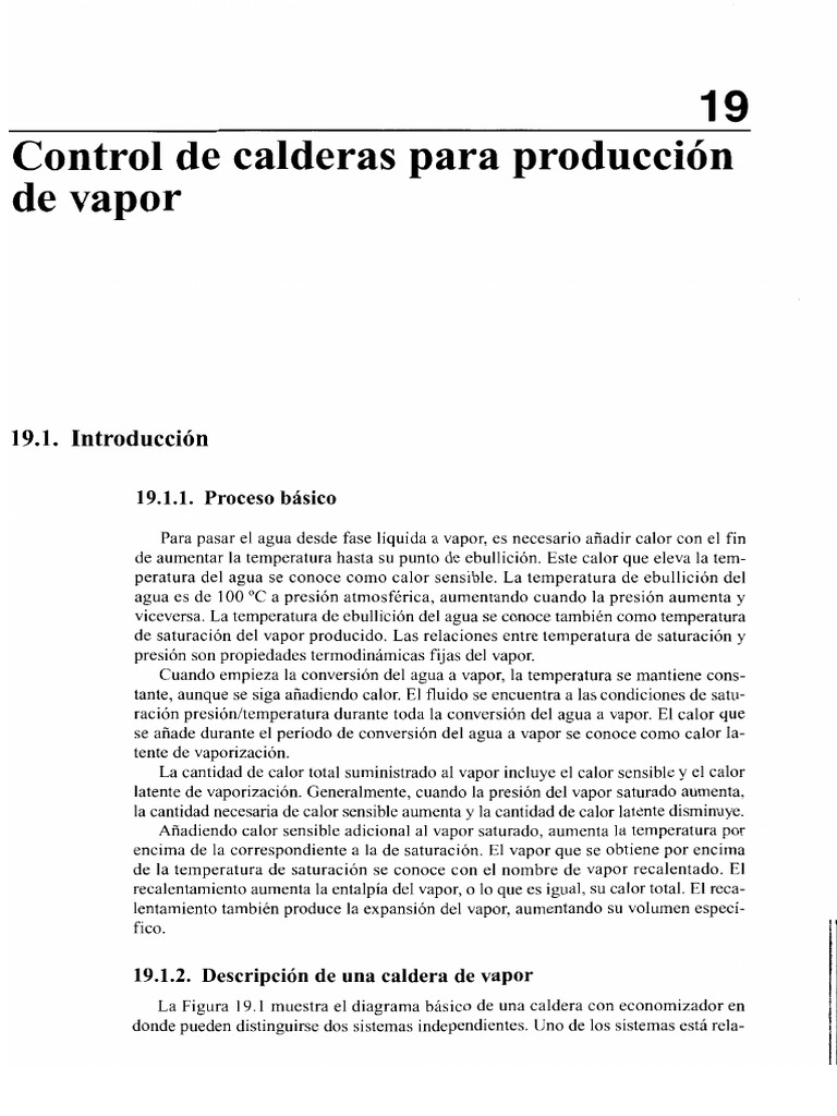 Sistemas de Control en Calderas | PDF