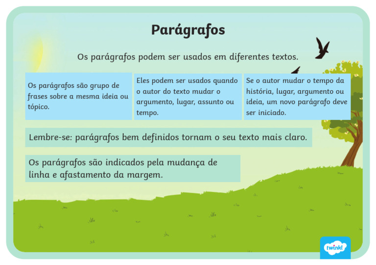 Importância dos Parágrafos na Escrita | PDF