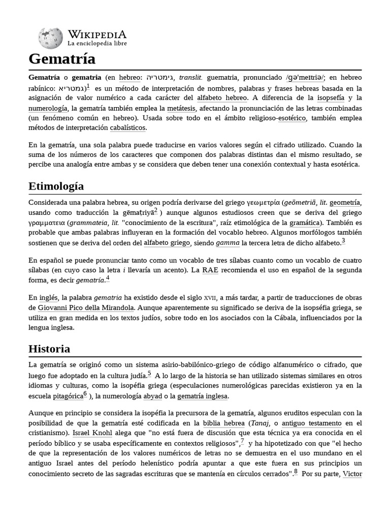 Gematría | PDF | Ortografía | Lenguas de Israel