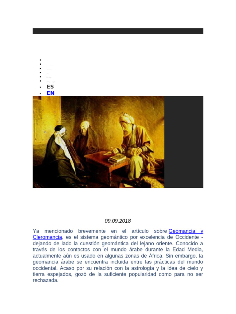 Geomancia Occidental: Ilm-al-Raml | PDF | Zodíaco | Astrología