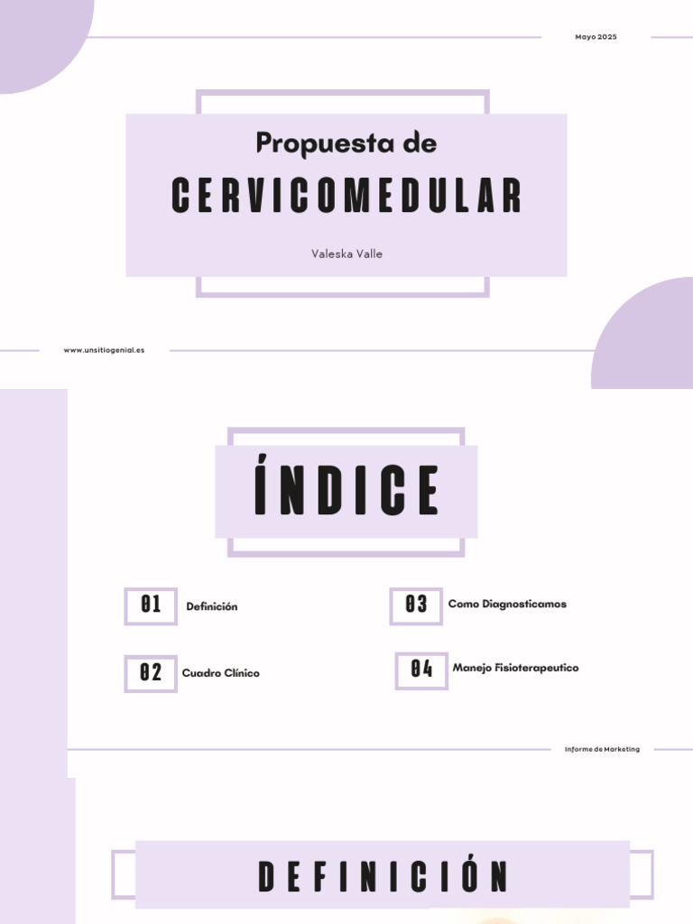 Propuesta de Cervicomedular | PDF | Médula espinal | Ct Scan