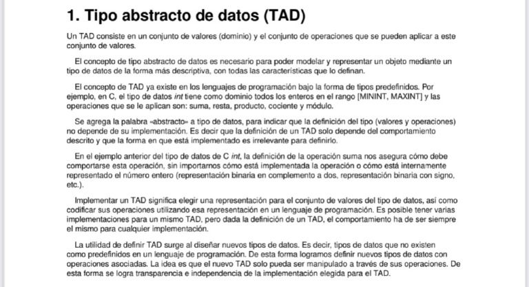 Abrir Tipos Abstractos Datos | PDF