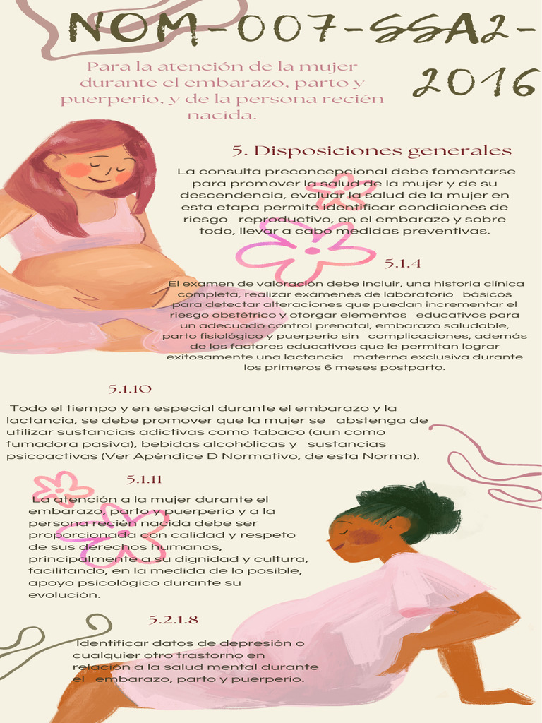 Nom 007 Ssa2 2016 | PDF | El embarazo | Parto
