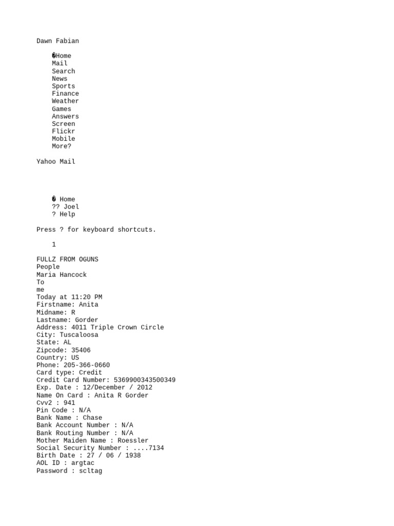 Oguns | PDF | Social Security Number | Personal Identification Number