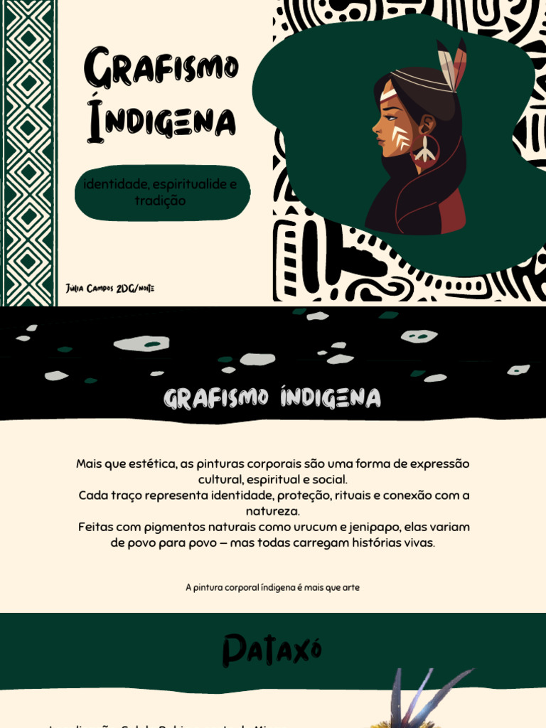 Grafismo Indígena: Identidade e Tradição | PDF | Povos indígenas das ...