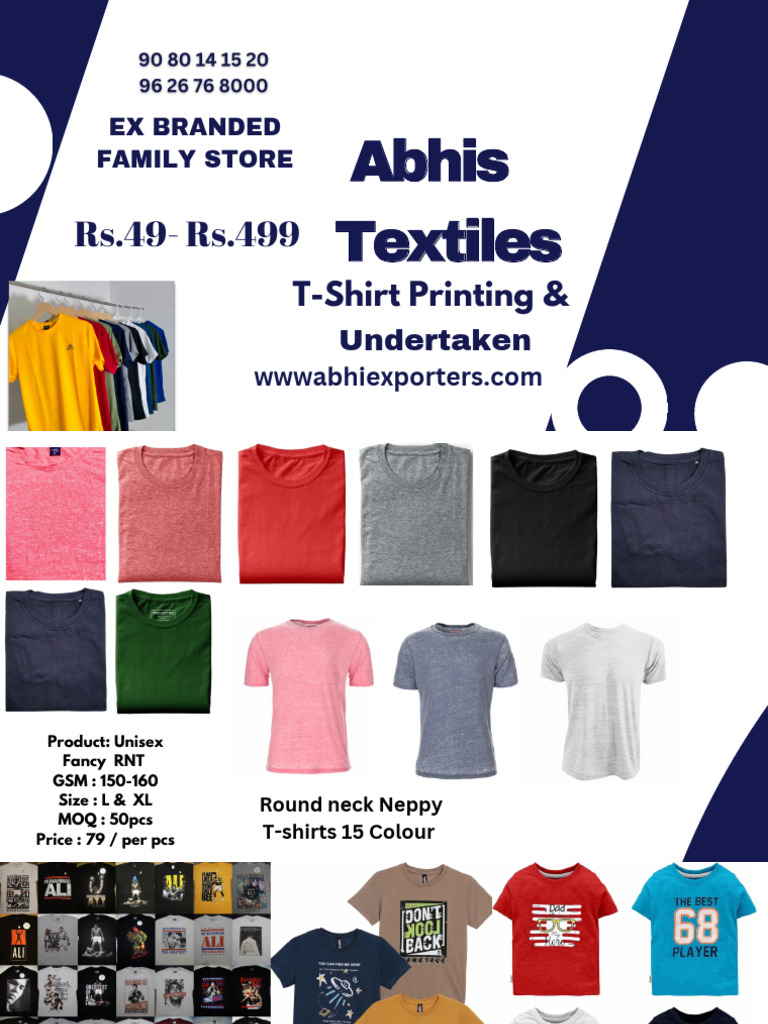 Abhi Textiles 2 Cataloge Dom | PDF