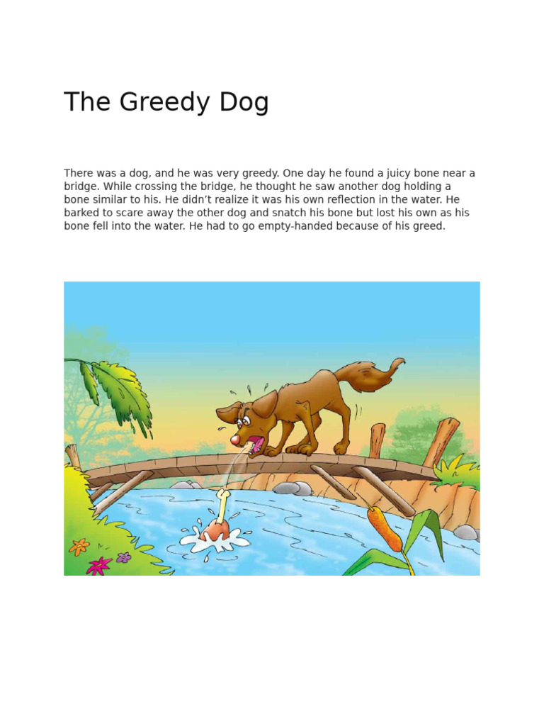 The Greedy Dog | PDF