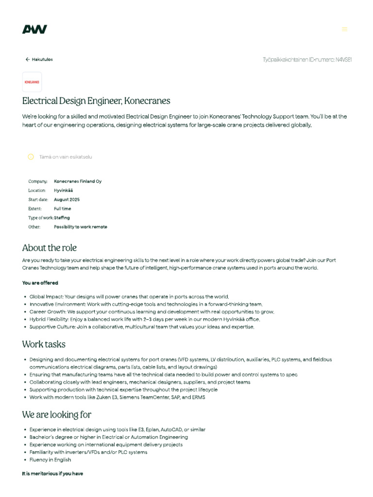 Electrical Design Engineer 22 05 | PDF