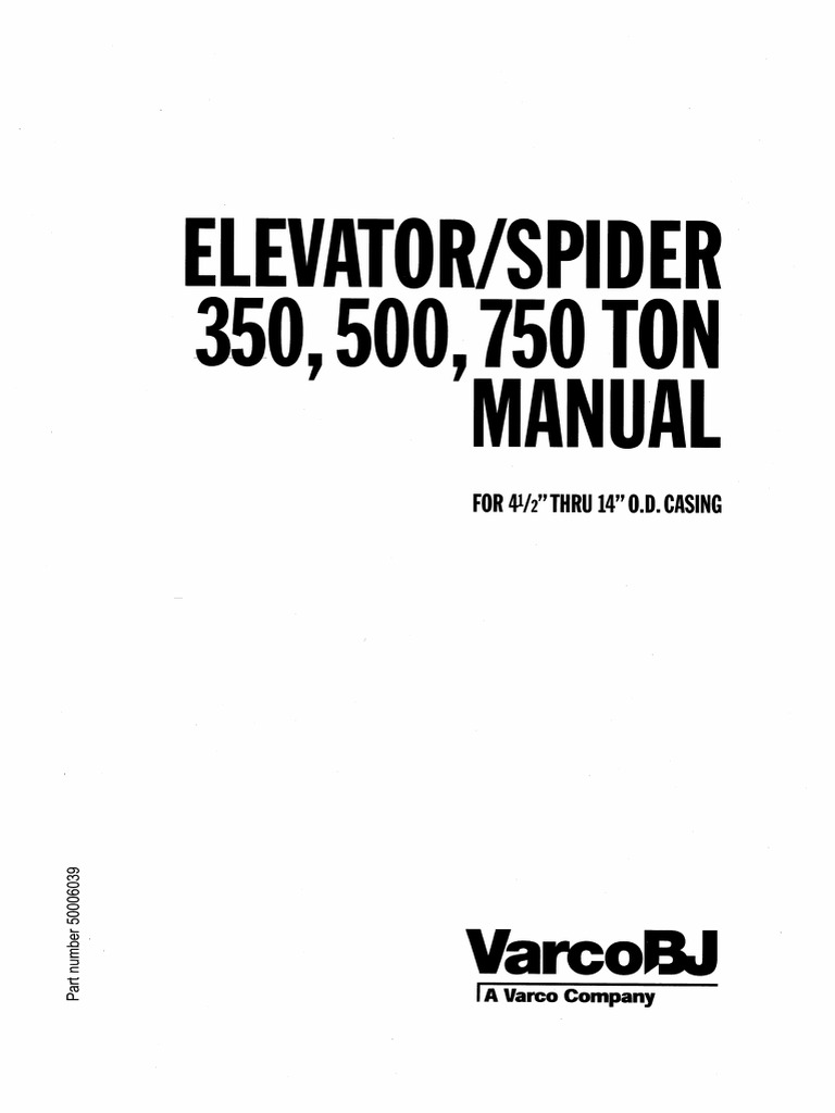 Ton Elevator Spider | PDF