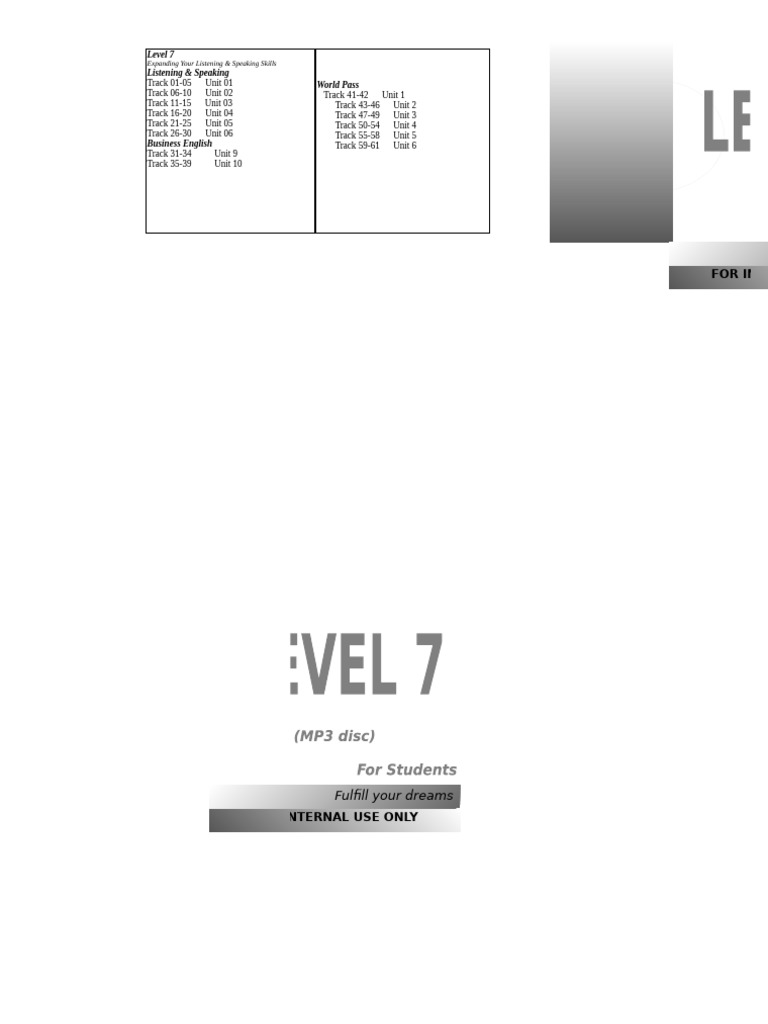 Disc Mp3 Level 7 | PDF