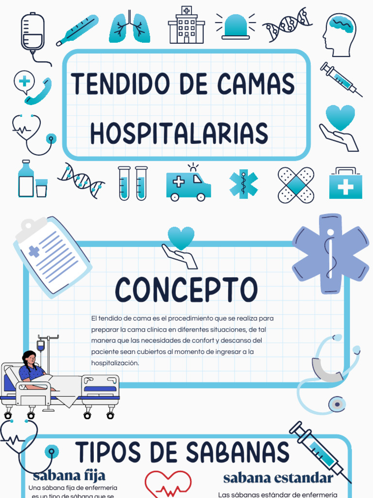 Tipos de Tendido de Cama Hospitalaria | PDF | Hospital | Colchón