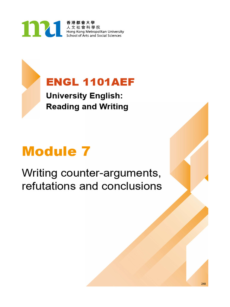 Engl-1101aef m07 Student 249 | PDF | Fallacy | Argument