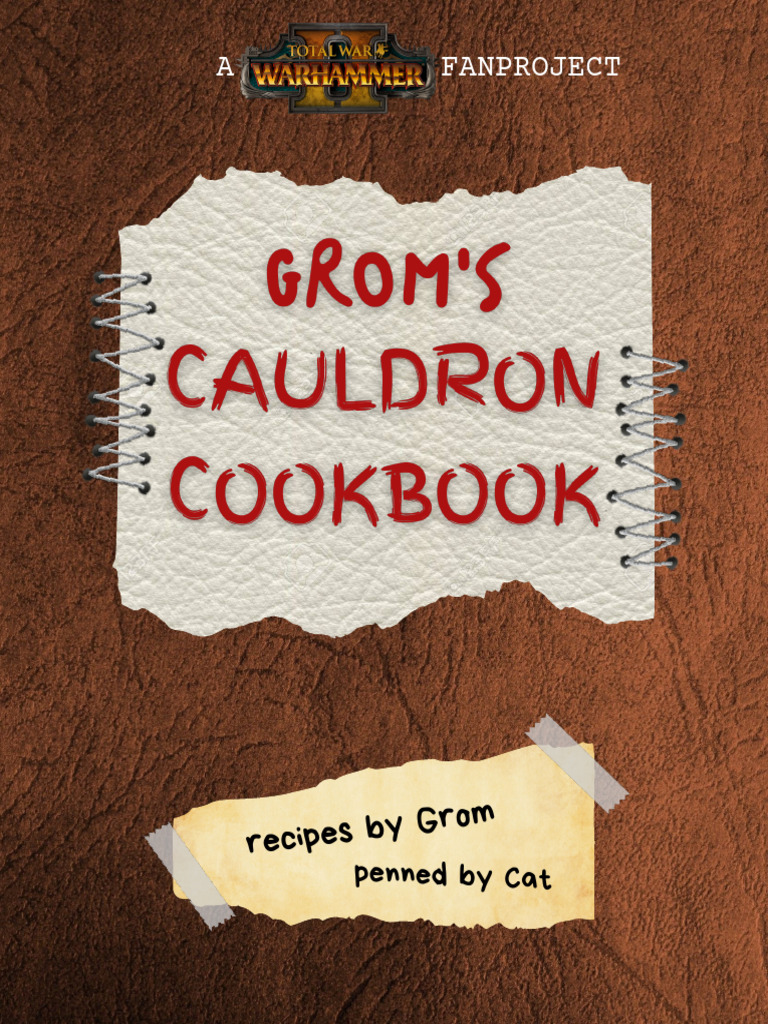 Grom's Cauldron Cookbook Recipes | PDF | Hamburgers | Sausage