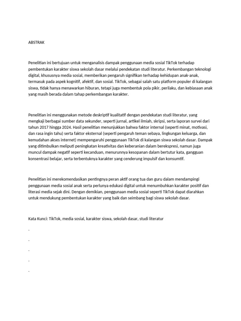 Ulvi Abstrak & DFTR Isi | PDF