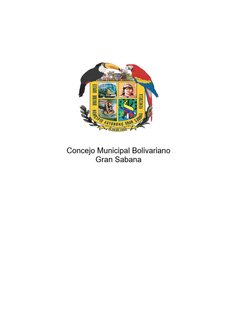 Concejo Municipal Bolivariano Logo | PDF