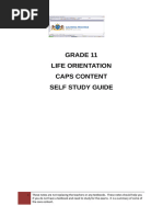 Life Orientation Grade 8 | PDF | Self Concept | Psychology