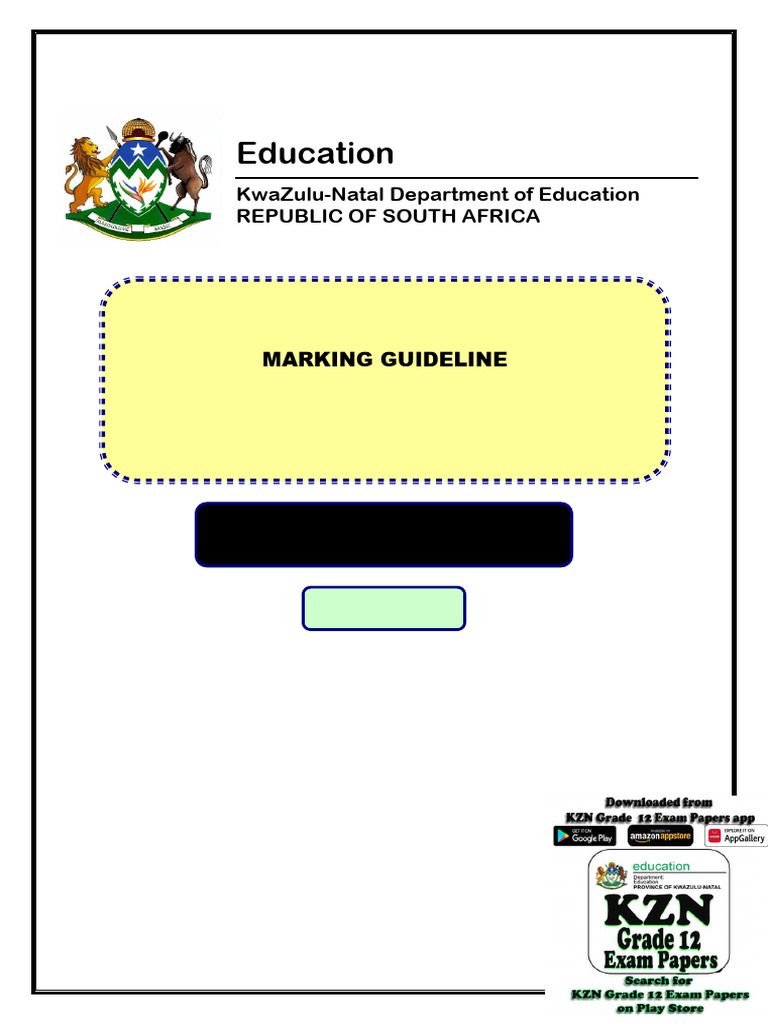 Agricultural Sciences P1 Memo | PDF