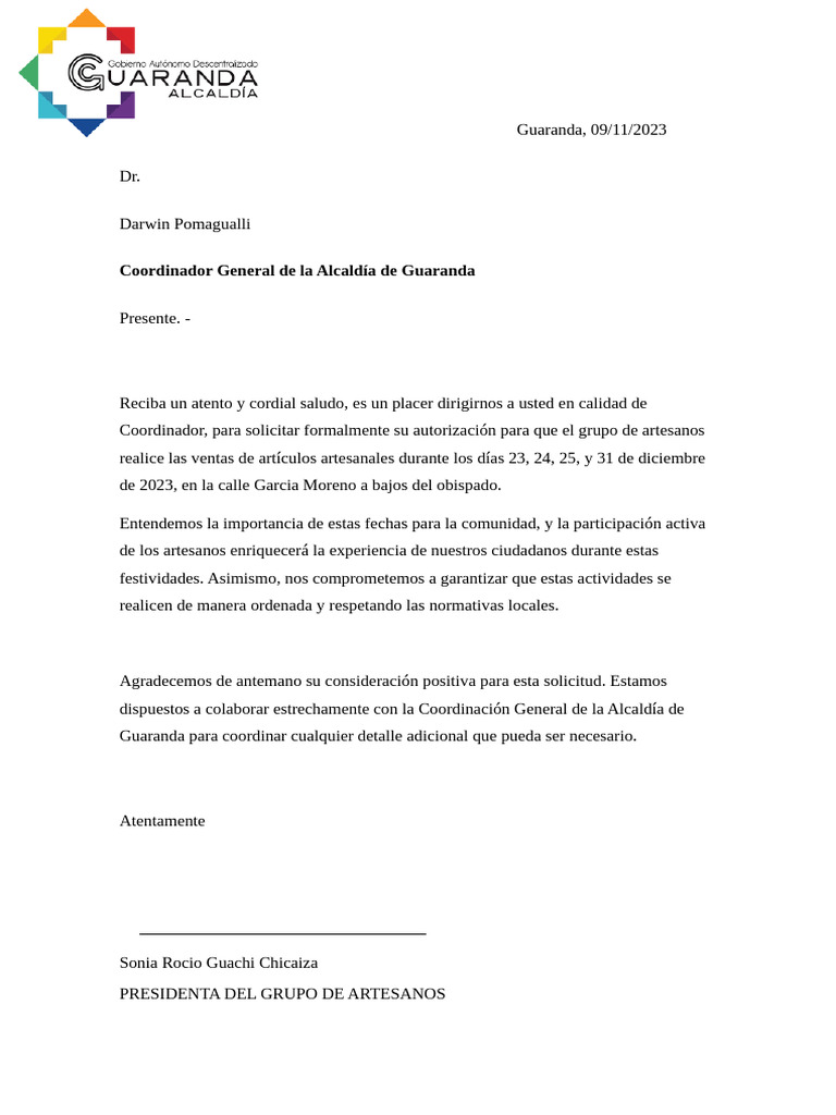 Carta de | PDF