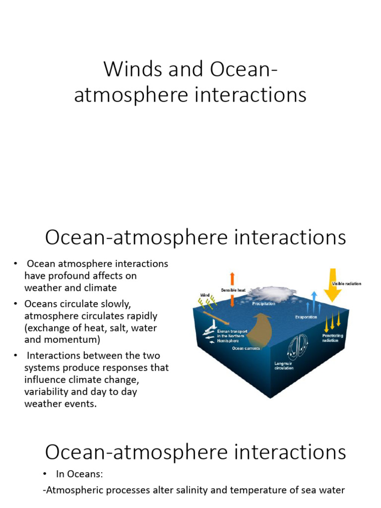 Ocean-Atmosphere Interactions | PDF | Wound | Oceans
