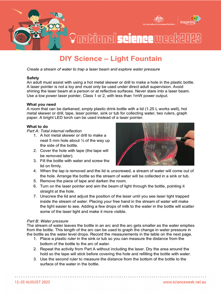 Light Fountain | PDF | Root | Optical Fiber