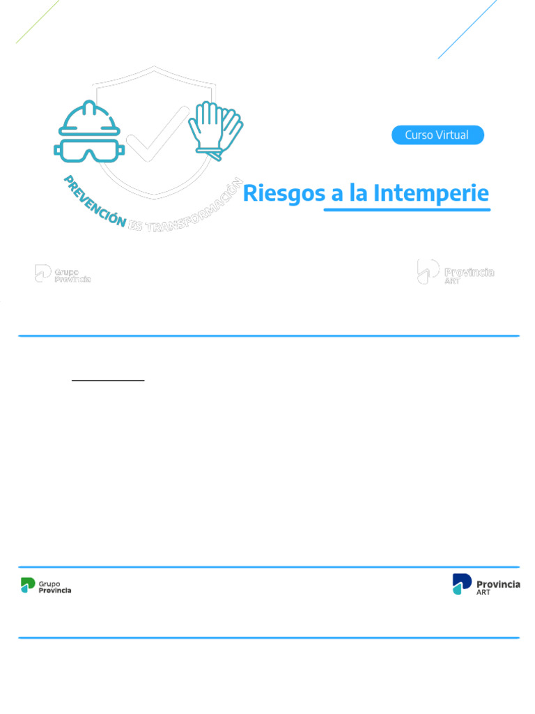 Riesgos A La Intemperie Resumen | PDF | Ultravioleta | Radiación