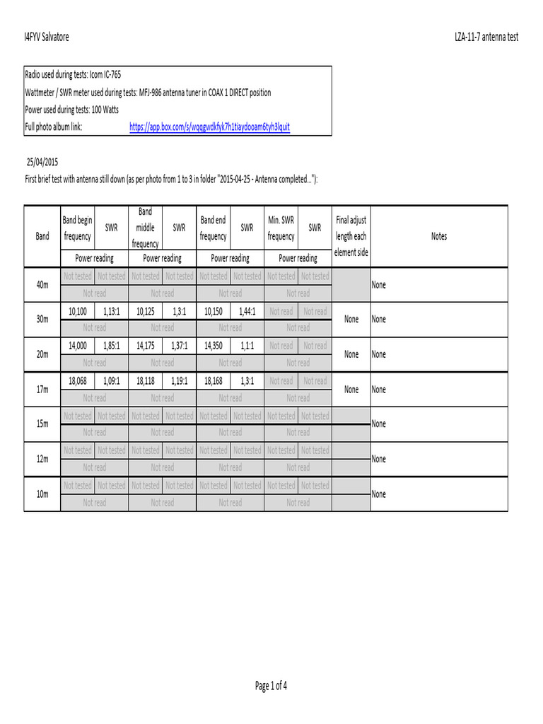 LZA 11 7 Adjustments | PDF | Antenna (Radio) | Radio Wave