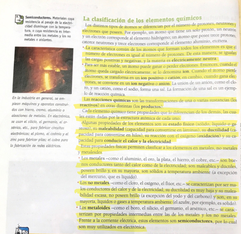 Clasificación de Los Elementos Químicos | PDF