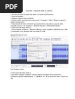 Tutorial de Edição no Sound Forge | PDF | MP3 | Som