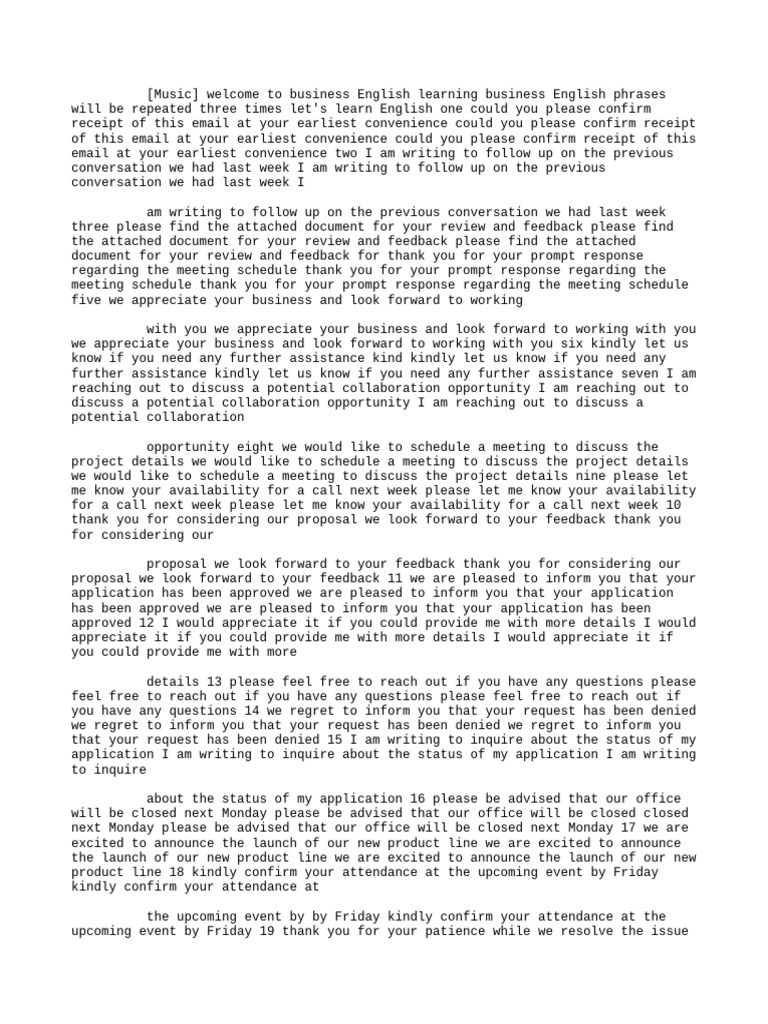 NoteGPT - Business English Professional Phrases 500 - Business English ...