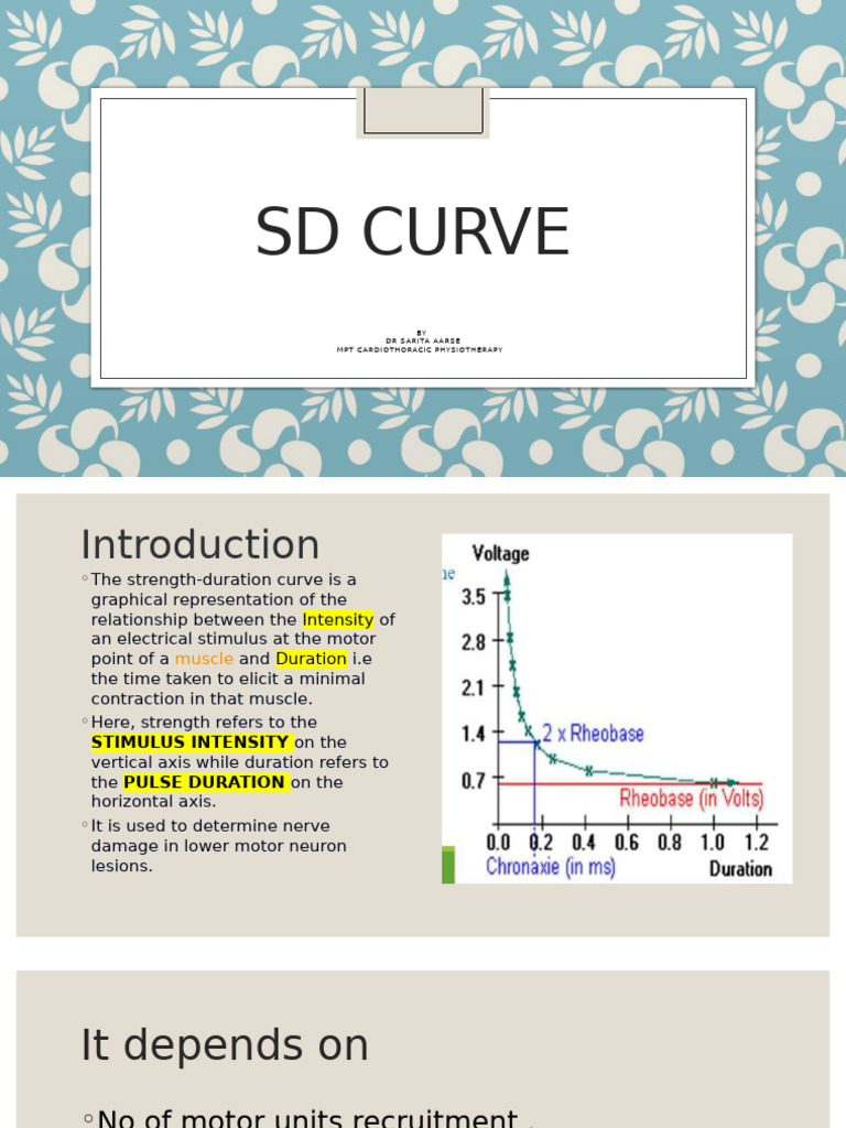 SD Curve | PDF | Skeletal Muscle | Human Anatomy