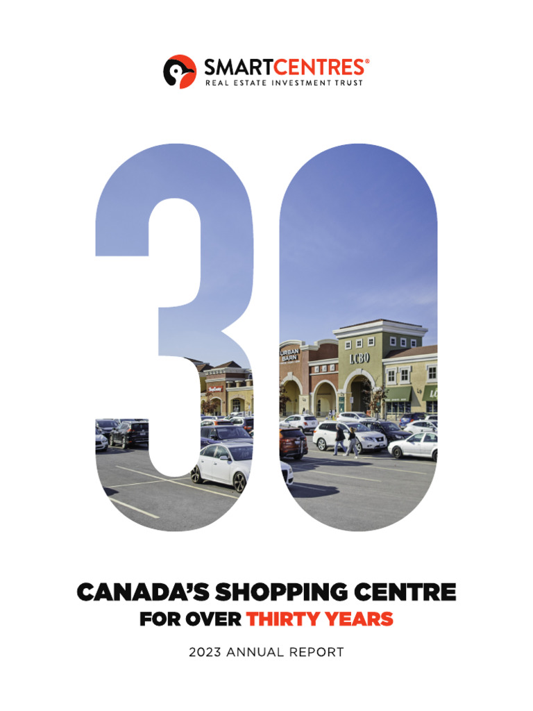2023 SmartCentres REIT Annual Report | PDF | Real Estate Investment ...