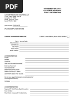 No Known Loss Declaration Form | PDF