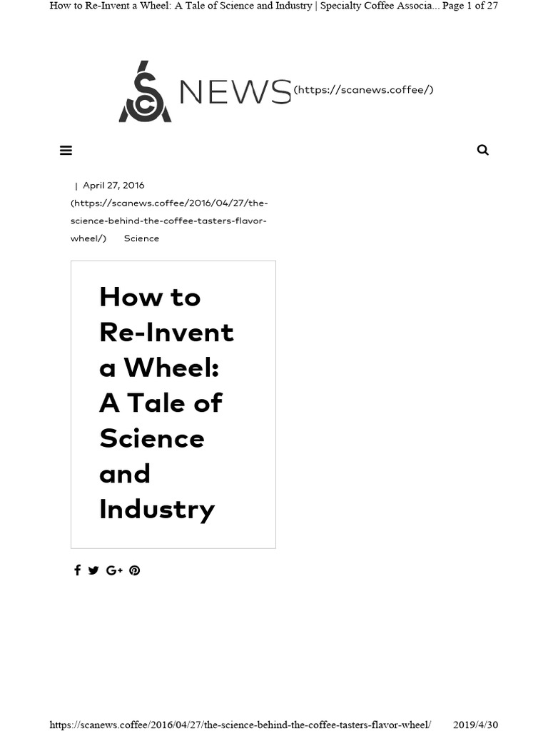 How To Re-Invent A Wheel A Tale of Science and Industry | PDF | Cluster ...
