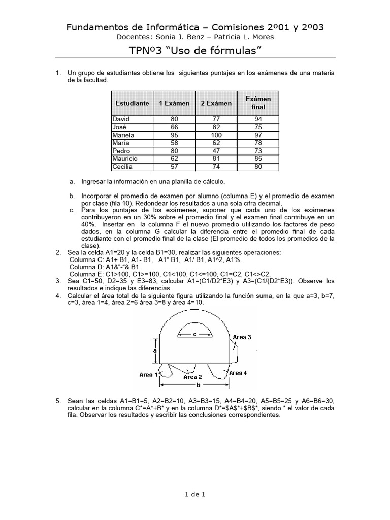 6) Tp3 Formulas | PDF