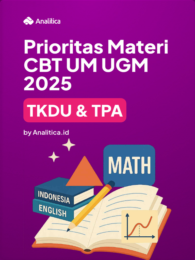 Prioritas Materi TKDU & TPA CBT UM UGM 2025 by Analitica | PDF