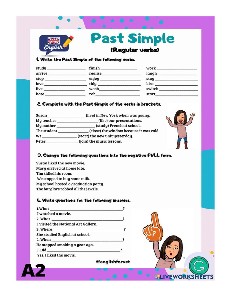 Worksheet 792222 | PDF