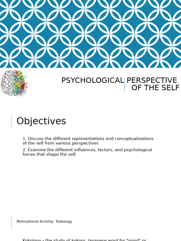 Psychological Perspectives on Self | PDF | Unconscious Mind | Adults