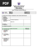 DLP Template 2025 | PDF | Teachers | Educational Assessment