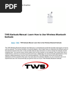 Ltinist BX27 Wireless Stereo Earphones Users Guide en | PDF ...