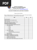 PASE Questionnaire for Elderly | PDF