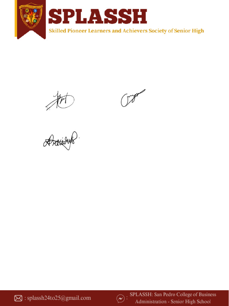 SPLASSH Financial Report As of November | PDF